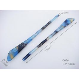 Eyeglass Arm Covers Blue Shell Color 77mm length | ZOYE Eyeglass Parts ...