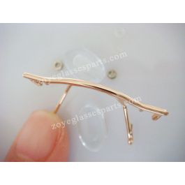 screw on bridge for rimless eyewear with nose pads | ZOYE Eyeglass ...