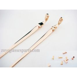 Eyeglass temples 145mm for DIY your own Eyeglass Frames Gold Silver Gun ...