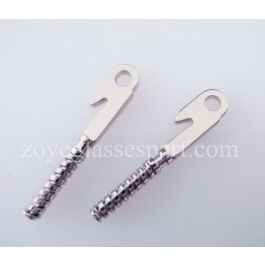 stainless steel spring insert for eyeglass temple 0.8mm loop 15.6mm ...